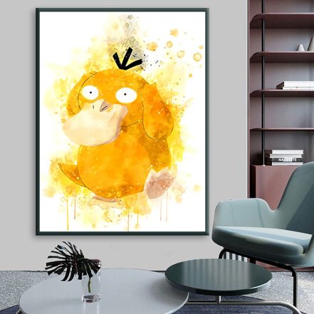 Poster Pokemon Fan Art Psykokwak - Boutique Pokemon
